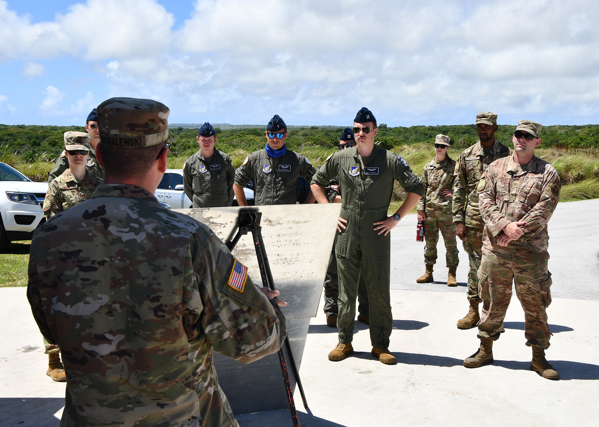 Guam Bomber Task Force visits U.S. Army THAAD > Andersen Air Force Base ...
