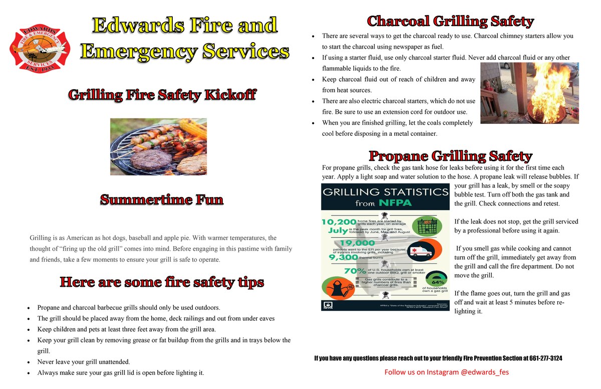 Grilling Fire Safety Kickoff > Edwards Air Force Base > Display