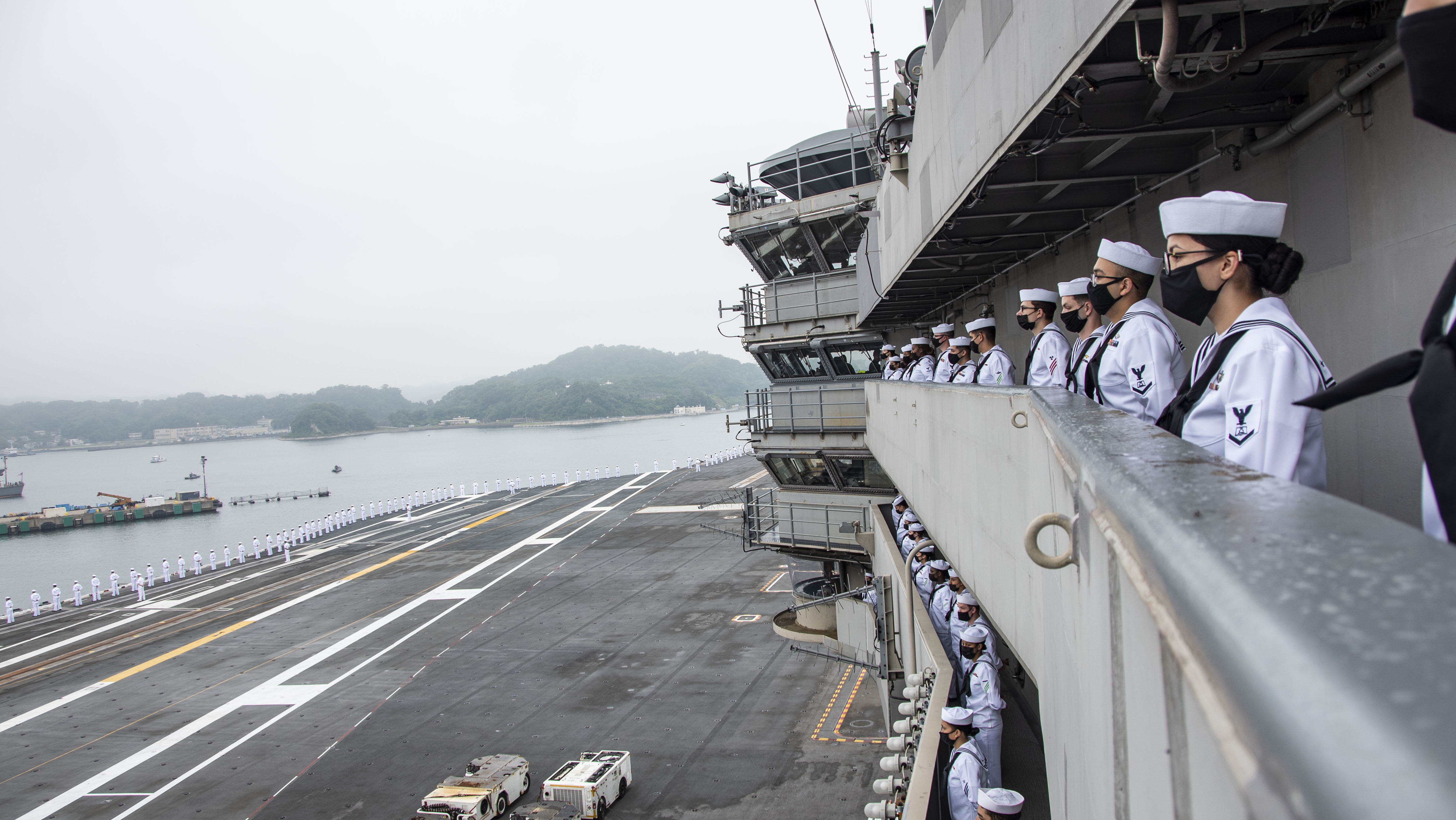 USS Ronald Reagan Carrier Strike Group departs Yokosuka to support Free ...