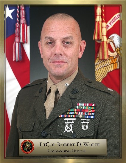 Lieutenant Colonel Robert D. Wolfe > 3d Marine Logistics Group > Leader ...