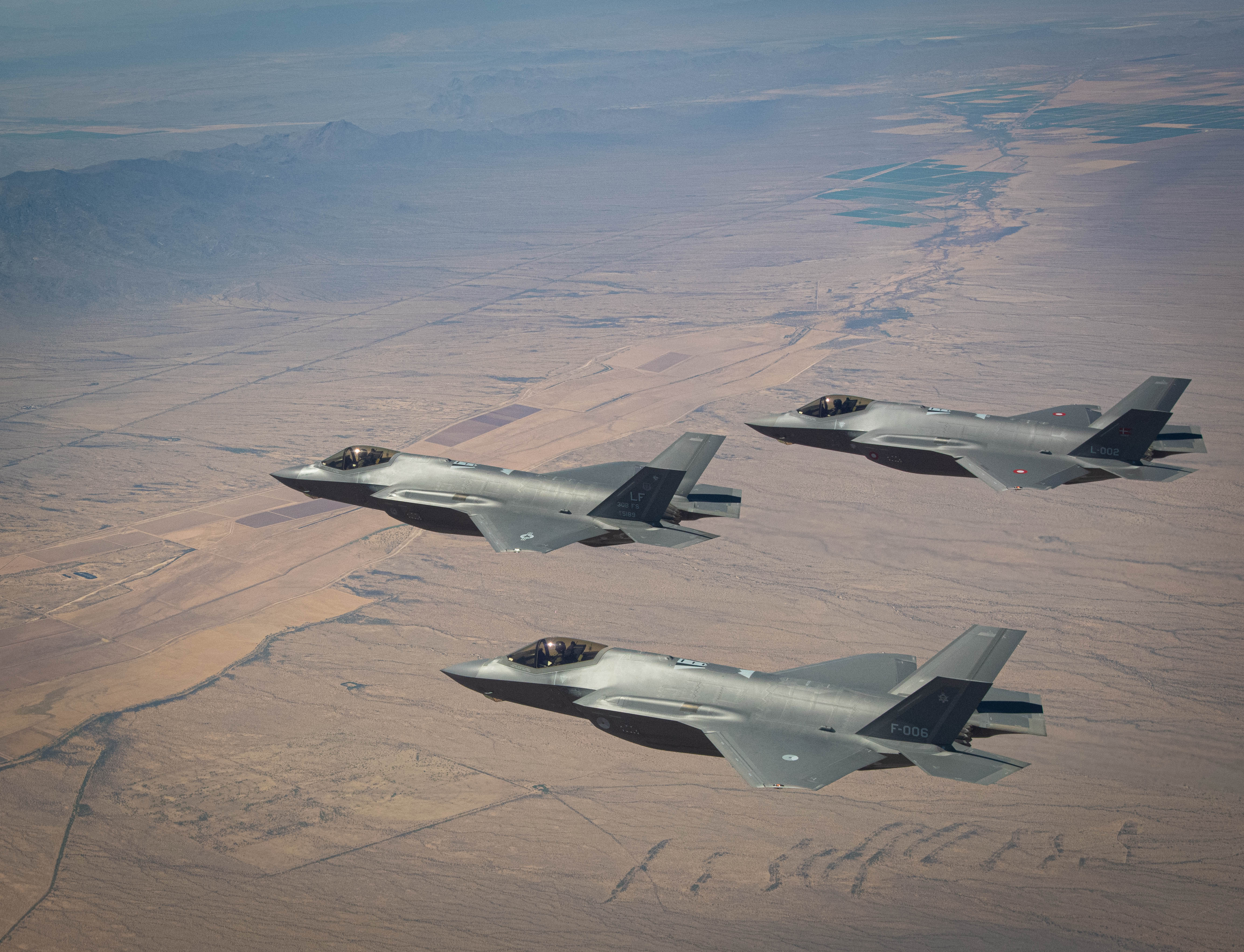 Denmark F-35A embarks on first training flight over Luke AFB