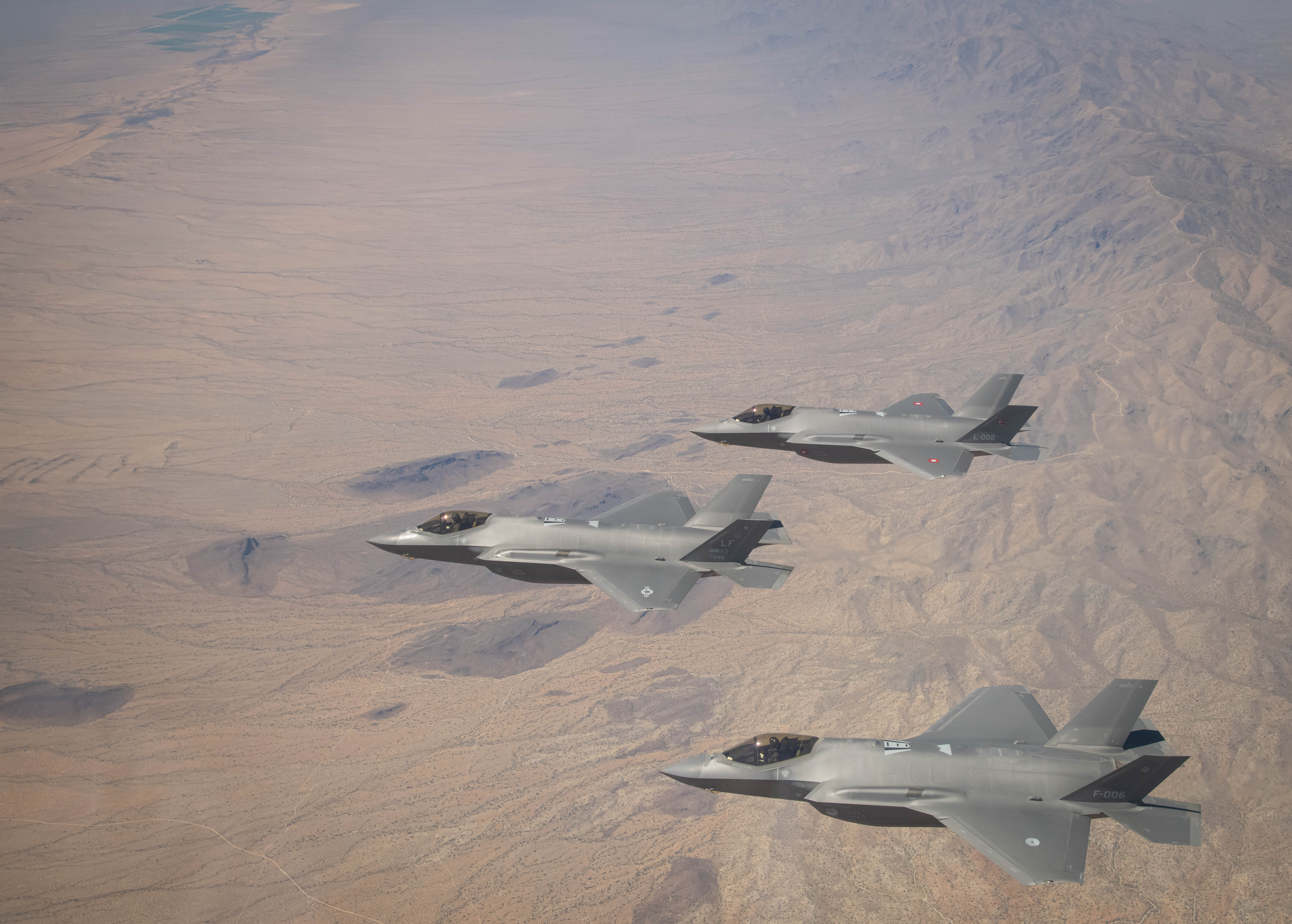 Denmark F-35A embarks on first training flight over Luke AFB