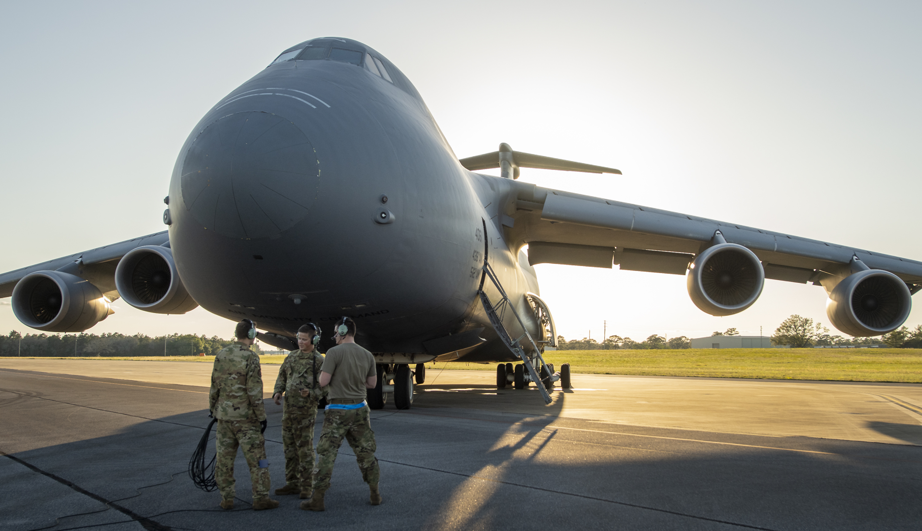 With Flare: C-5M Super Galaxy visits Eglin for countermeasures testing ...