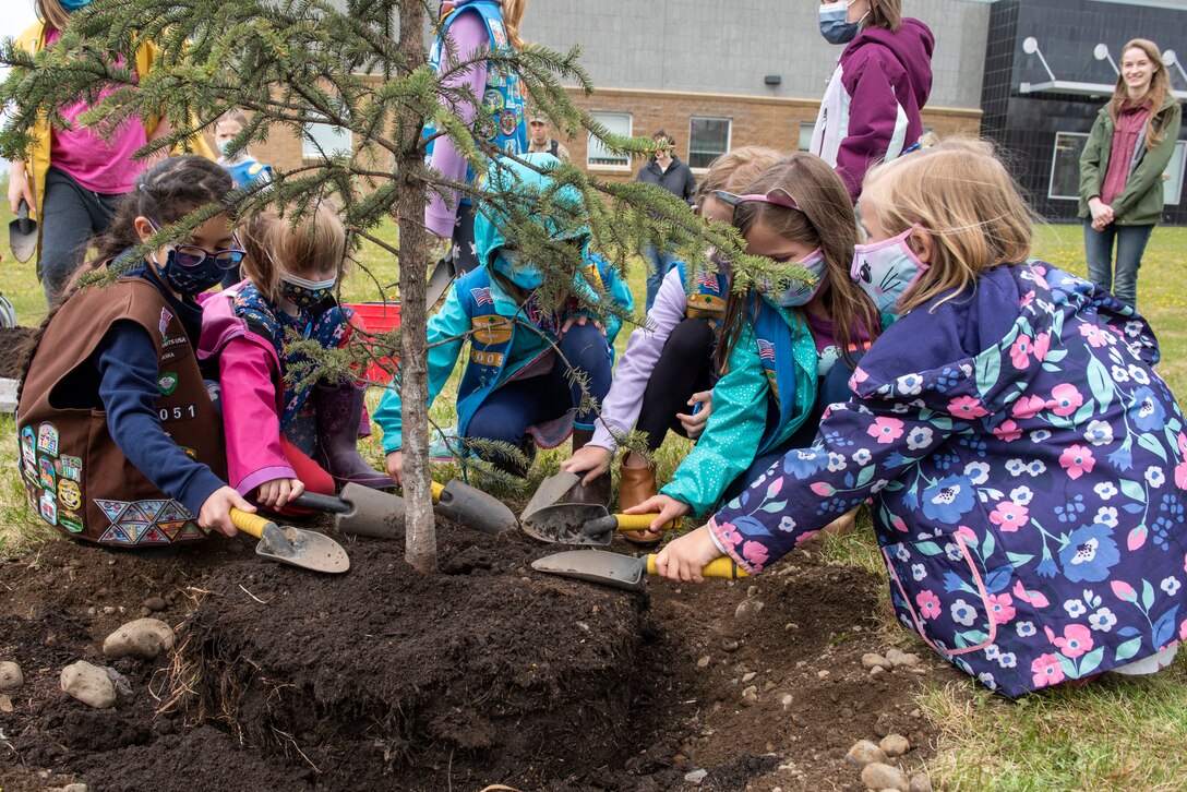 JBER hosts Arbor Day tree planting