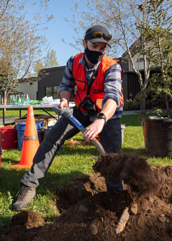 JBER hosts Arbor Day tree planting
