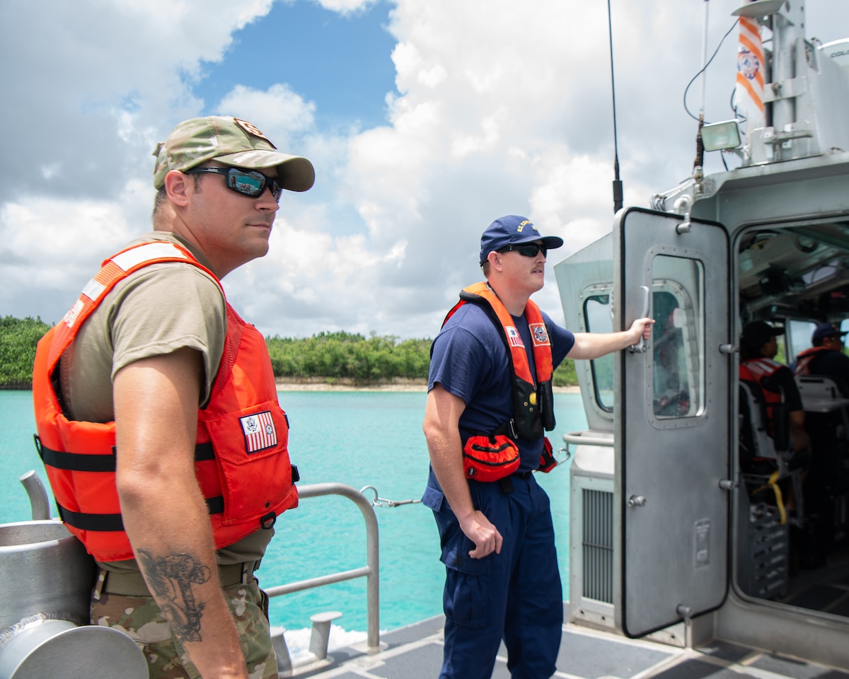 Air Force, Coast Guard conduct first patrol on Guam > Andersen Air ...