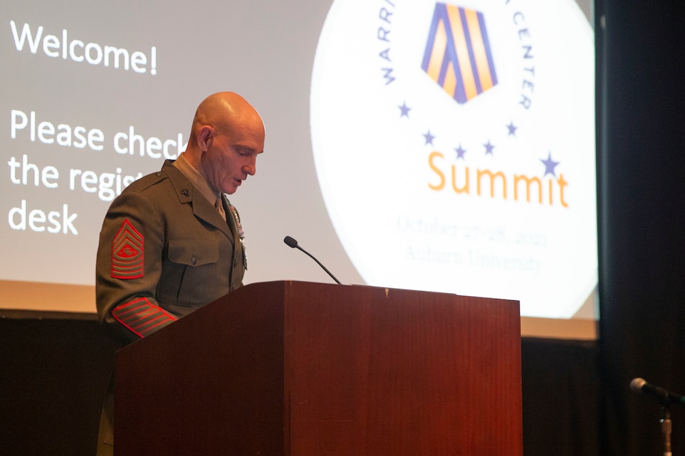 Marine Corps’ top enlisted leader presents Human Performance at ... Marine Corps’ top enlisted leader presents Human Performance at ...