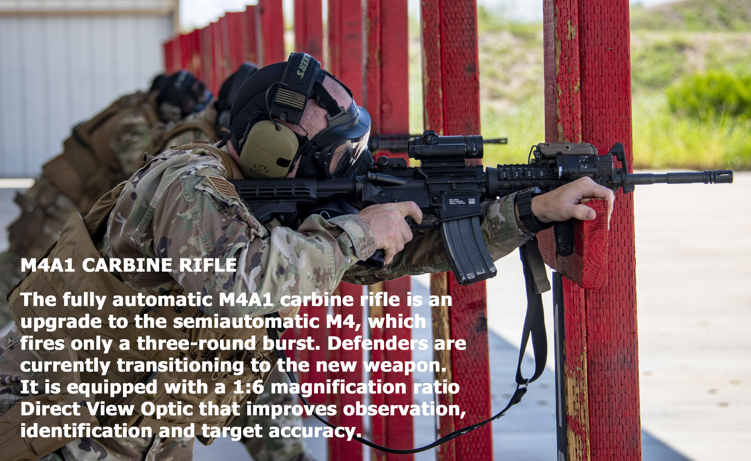 Security Forces M4a1 Carbine Rifle 8799