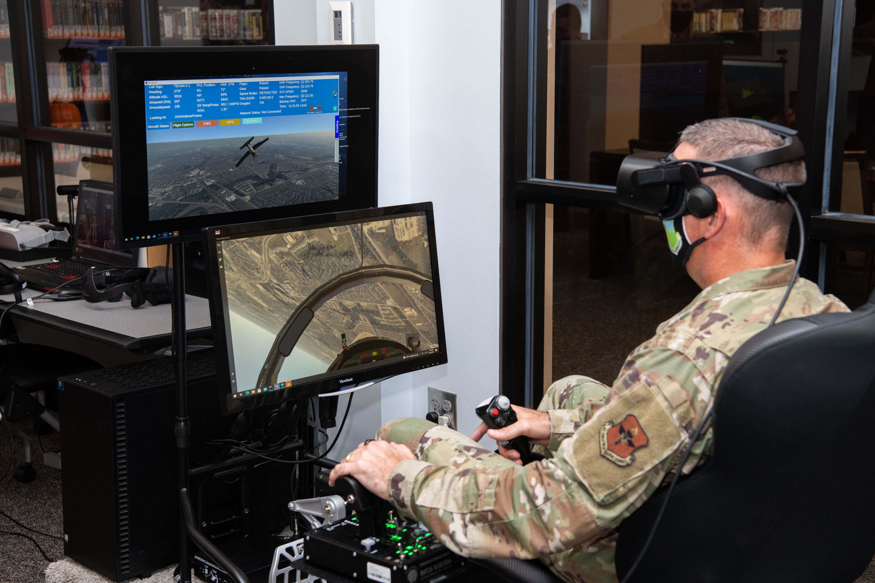 AU Library adds Pilot Training Next simulator > Air Education and ...