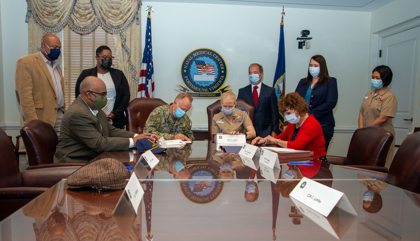 NMCP SIGNS CBA WITH AFGE LOCAL 22 > Navy Medicine > News Article