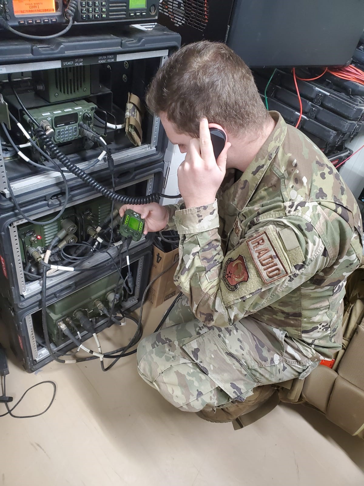 Blast from the past: Service members compete in Noble Skywave > U.S ...