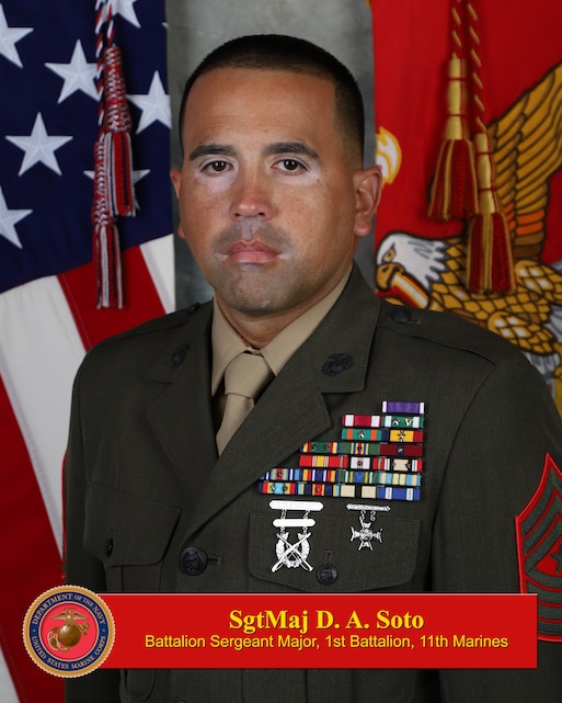 Sergeant Major Daniel A. Soto > 1st Marine Division > Biography