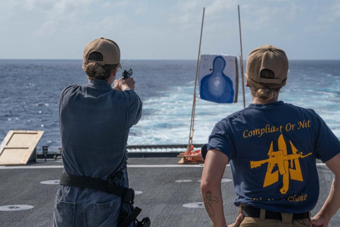 USS Jackson (LCS 6) Small Arms Sustainment Shoot