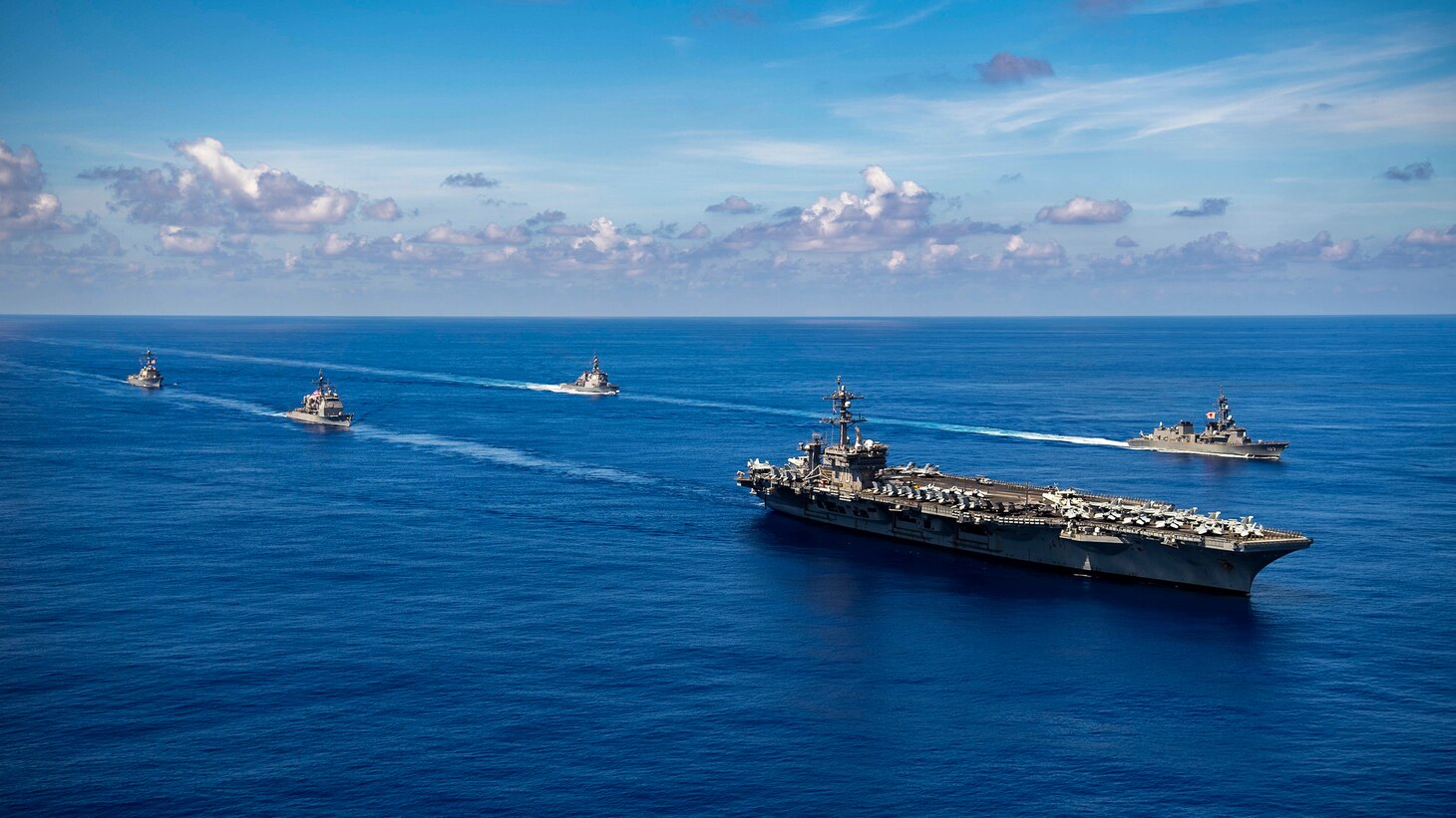 Japan Maritime Self-Defense Force, U.S. Carrier Strike Group 1 Complete ...