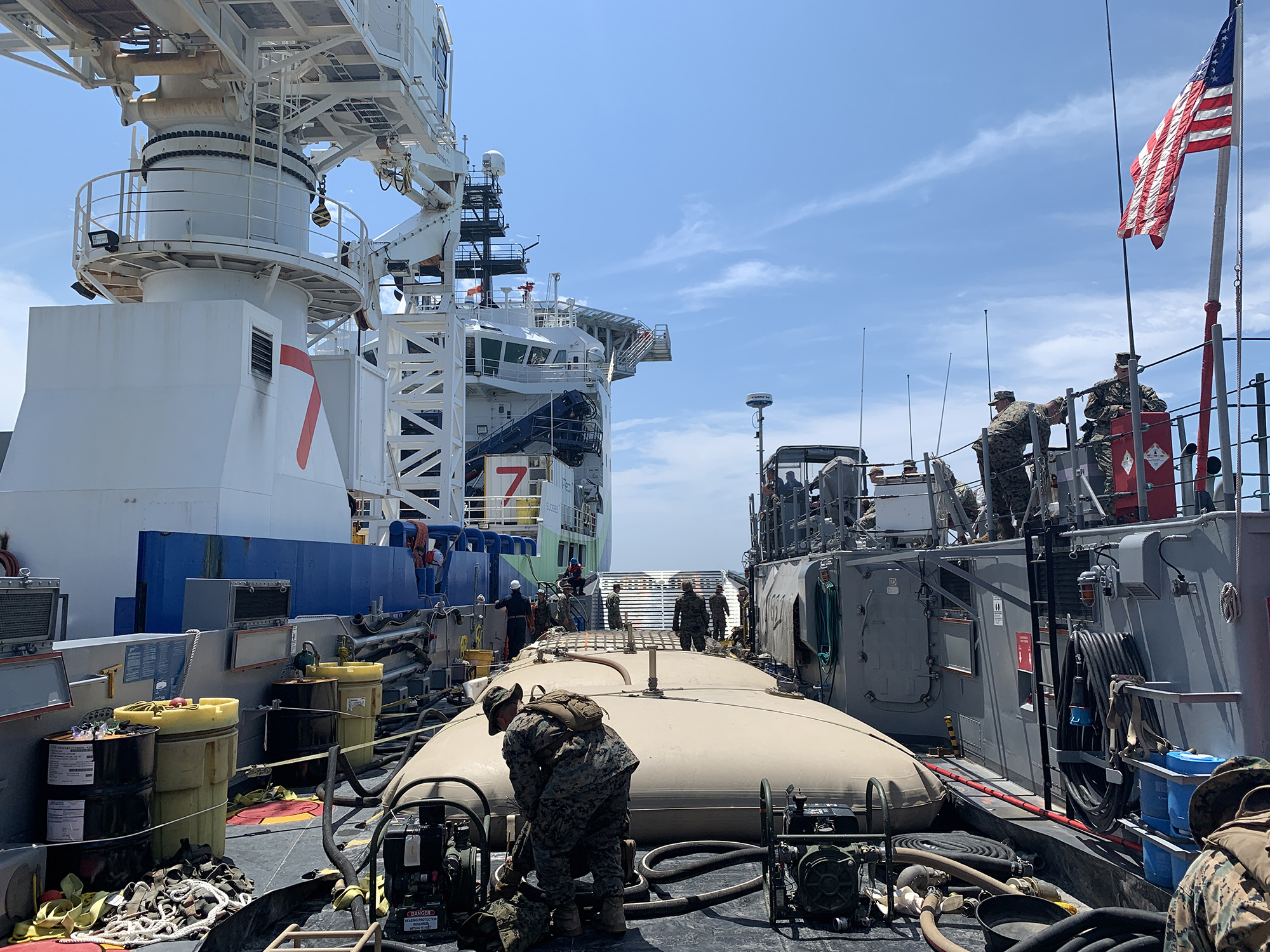Bulk Fuels Over the Beach