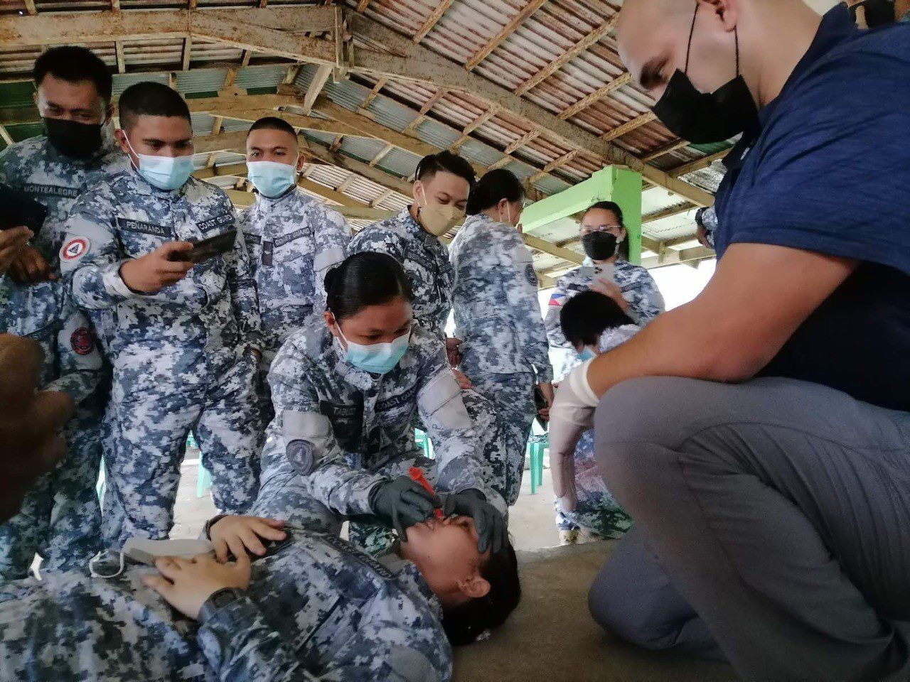 U.S. Military and Philippine Coast Guard Conduct Tactical Combat Casualty Care Training