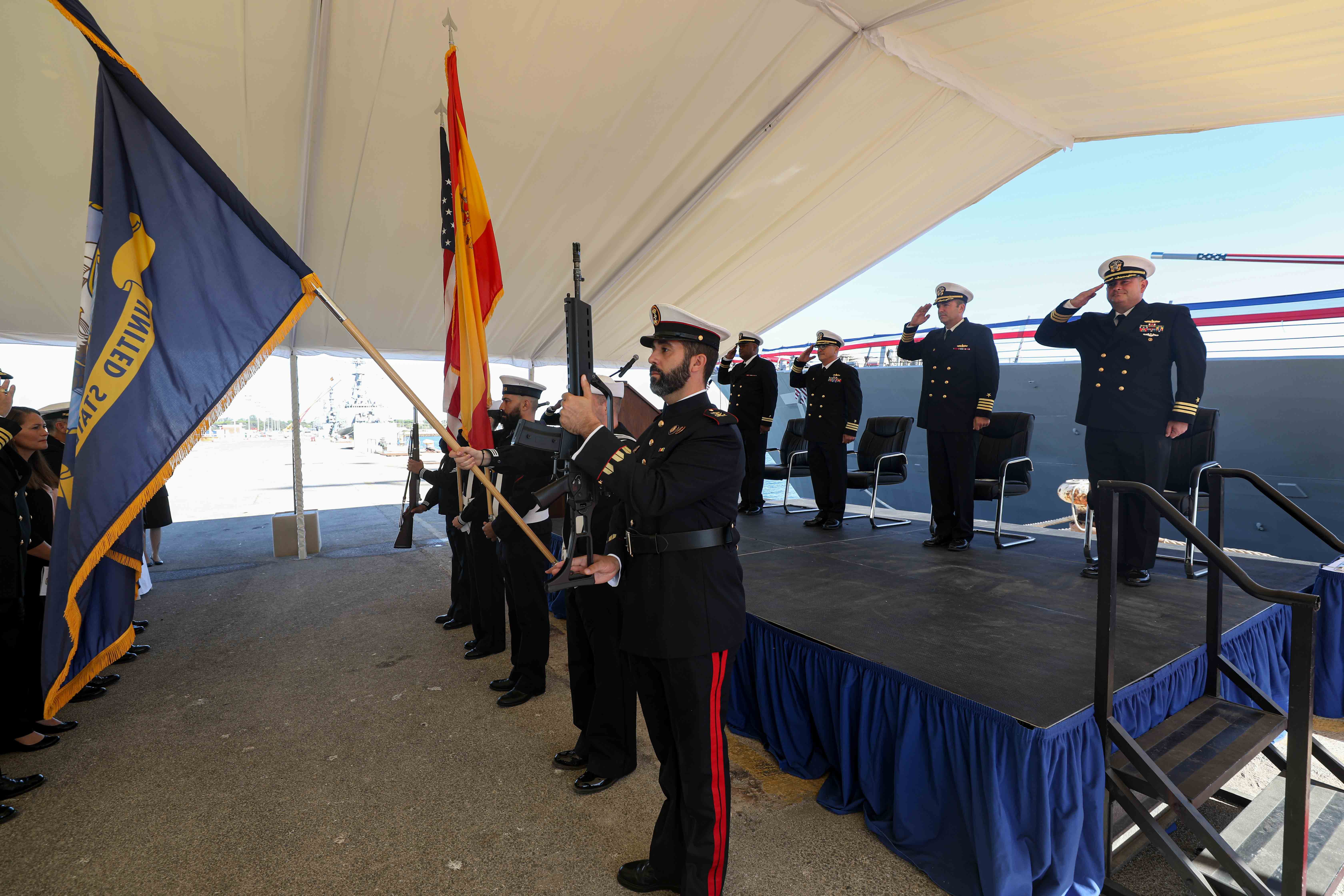 USS Porter Holds Change of Command Ceremony > U.S. Naval Forces Europe ...