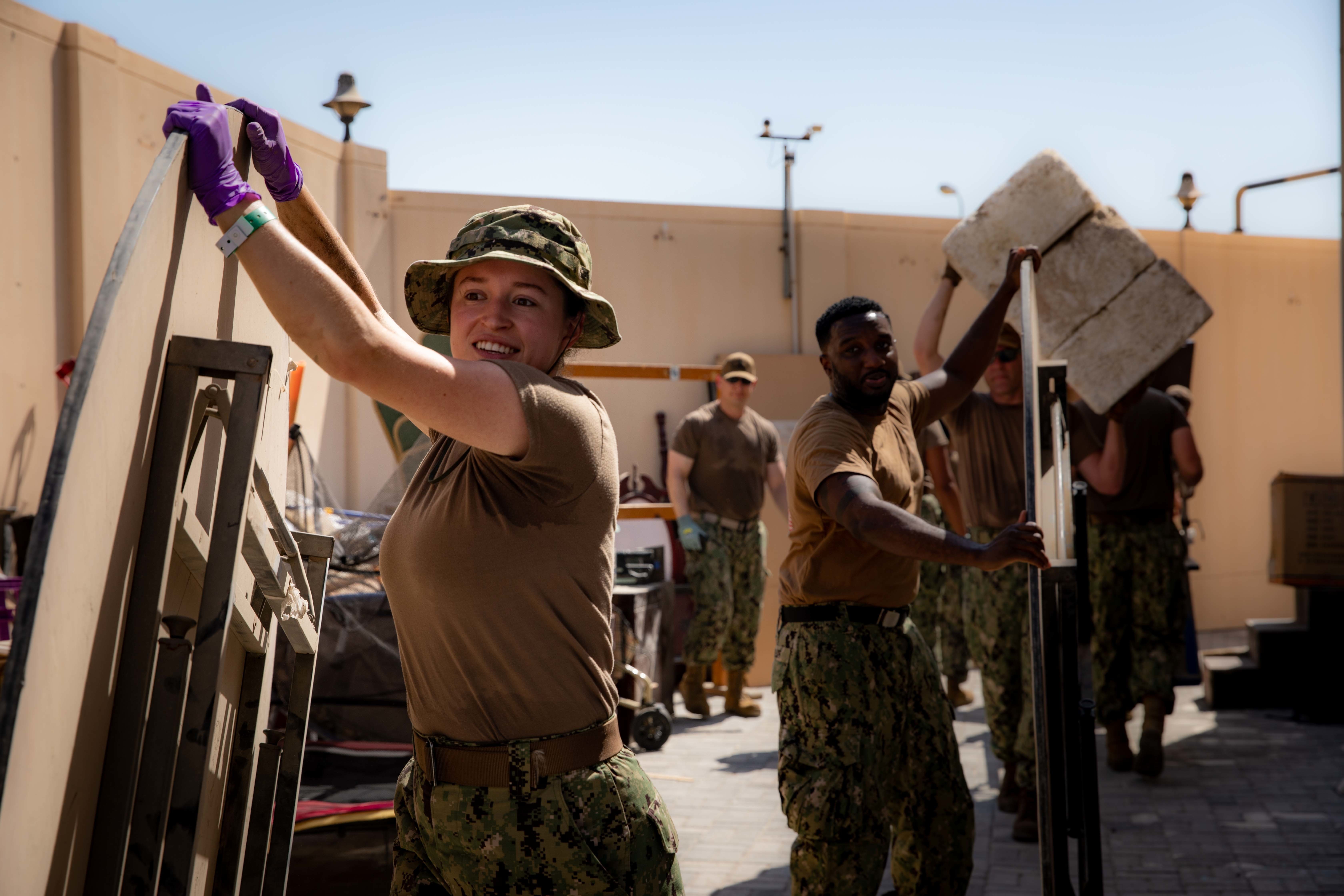 Volunteers Support Bahrain Community Service Project > United States ...