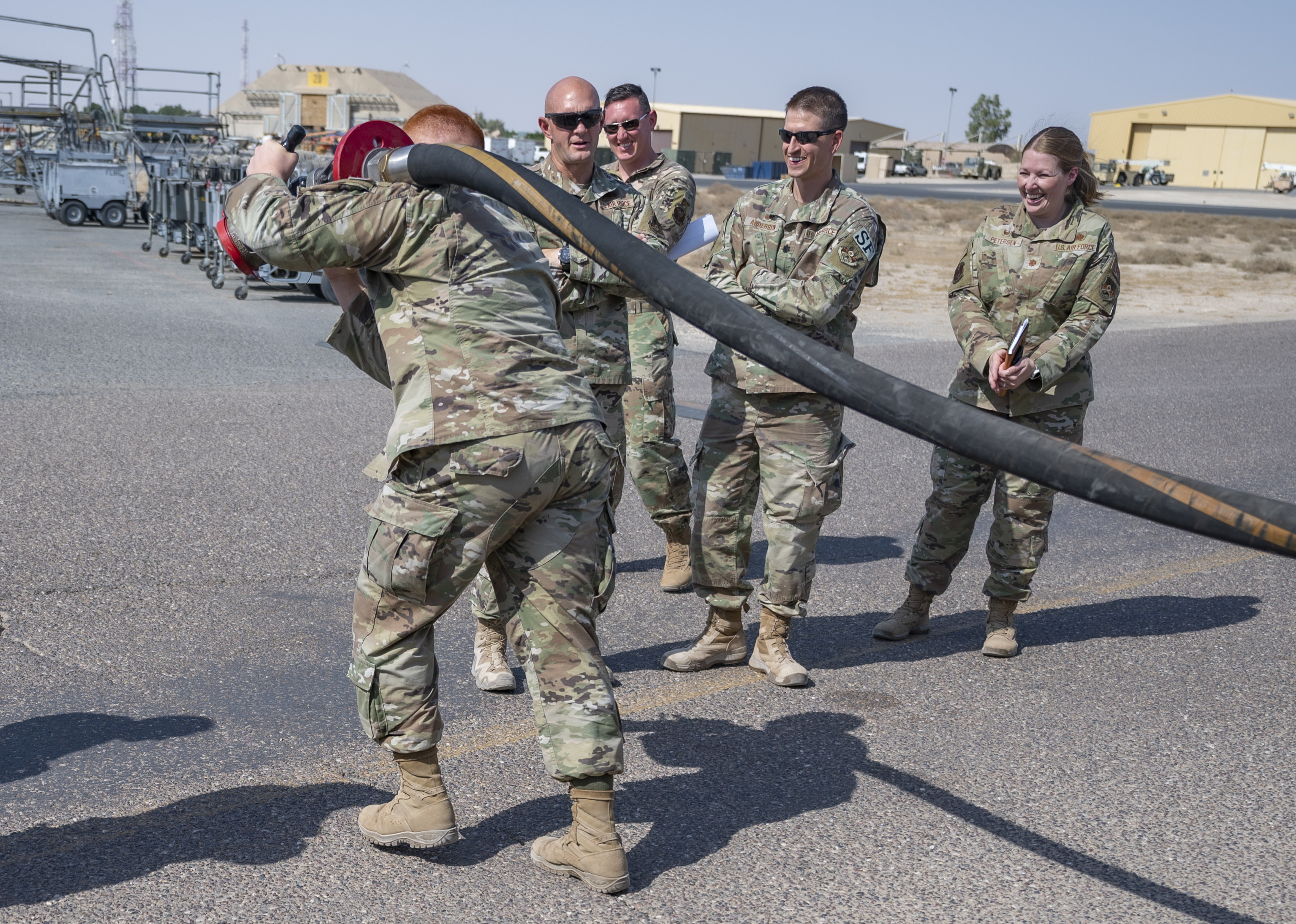 386th ELRS shows how they fuel the fight > U.S. Air Forces Central > News