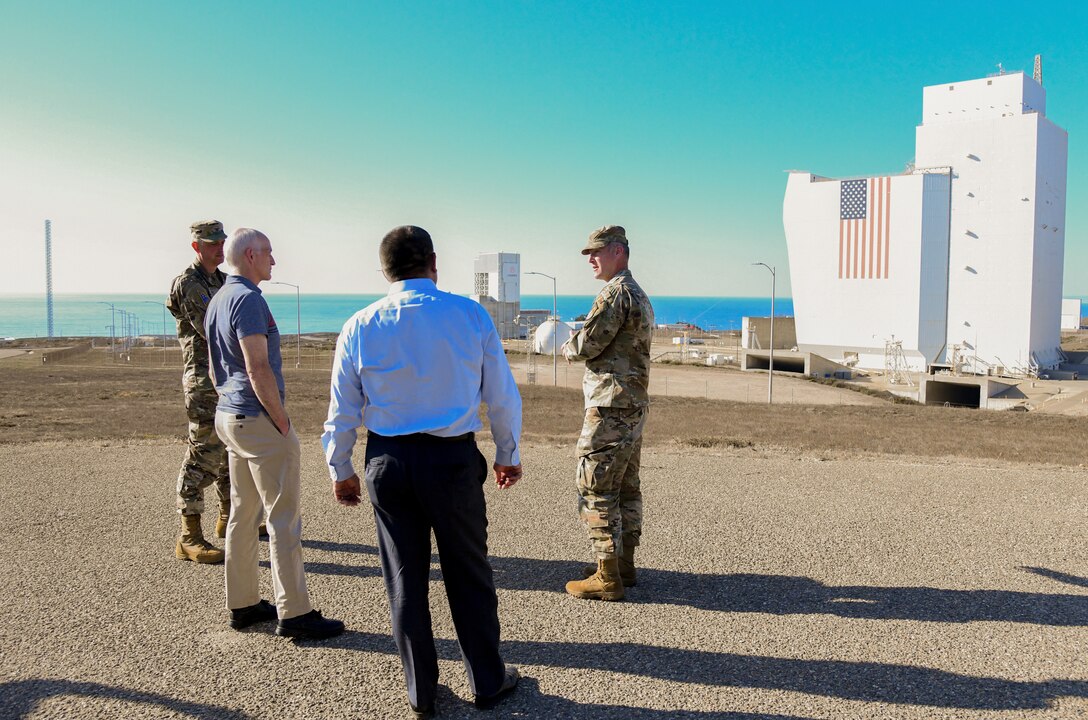 House Armed Services Committee Chairman and Congressman Visit Vandenberg