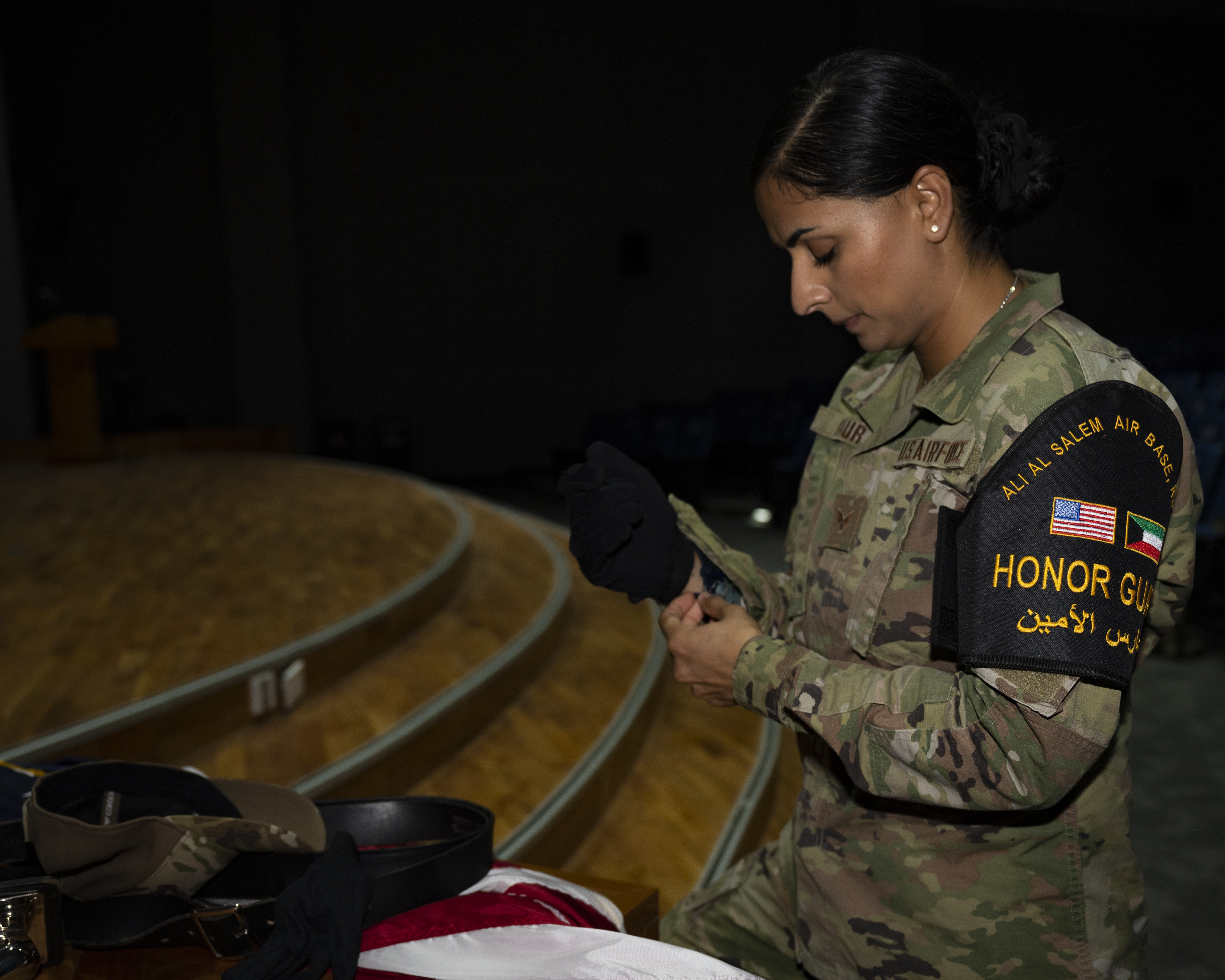 Deployed Air Force Honor Guard