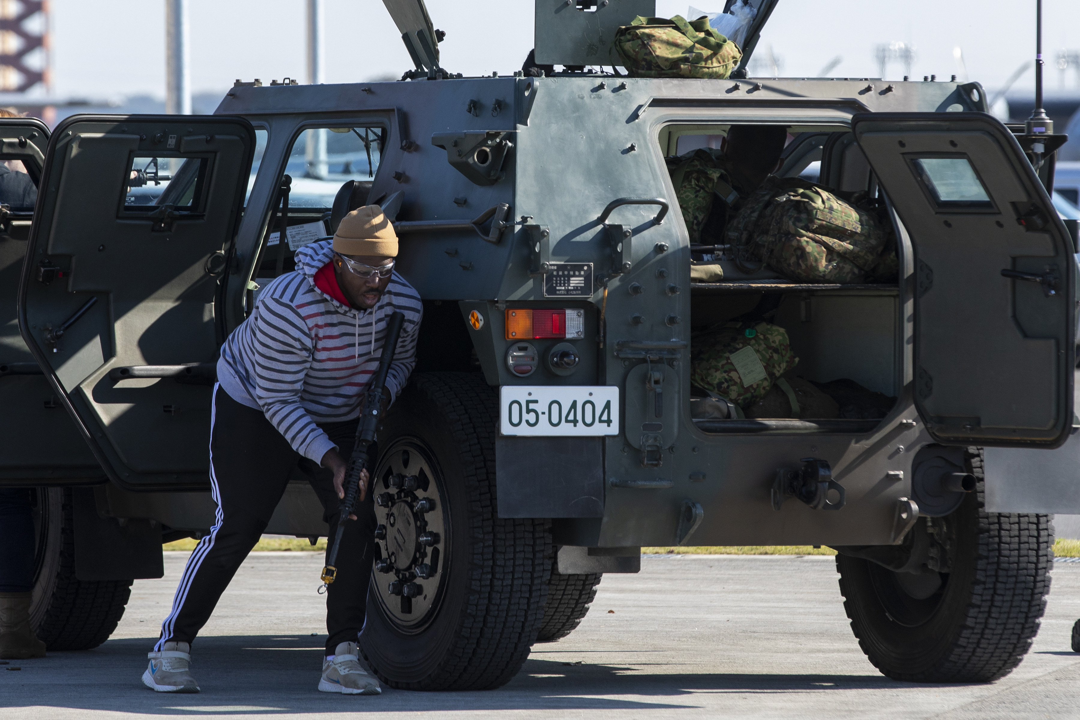 USAF and JGSDF conduct guard and protect exercise during SRI