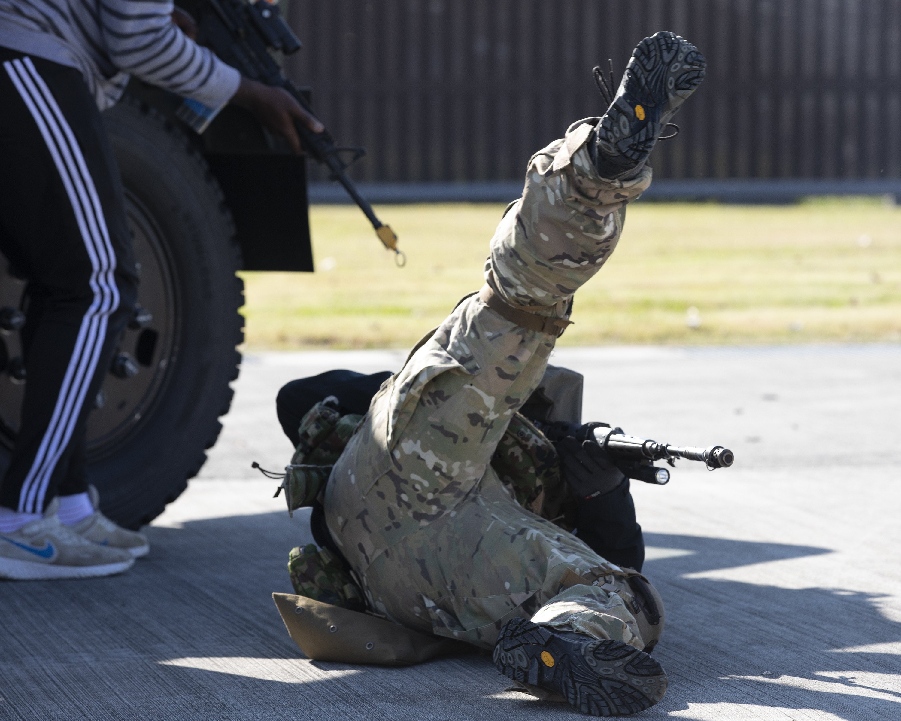 USAF and JGSDF conduct guard and protect exercise during SRI