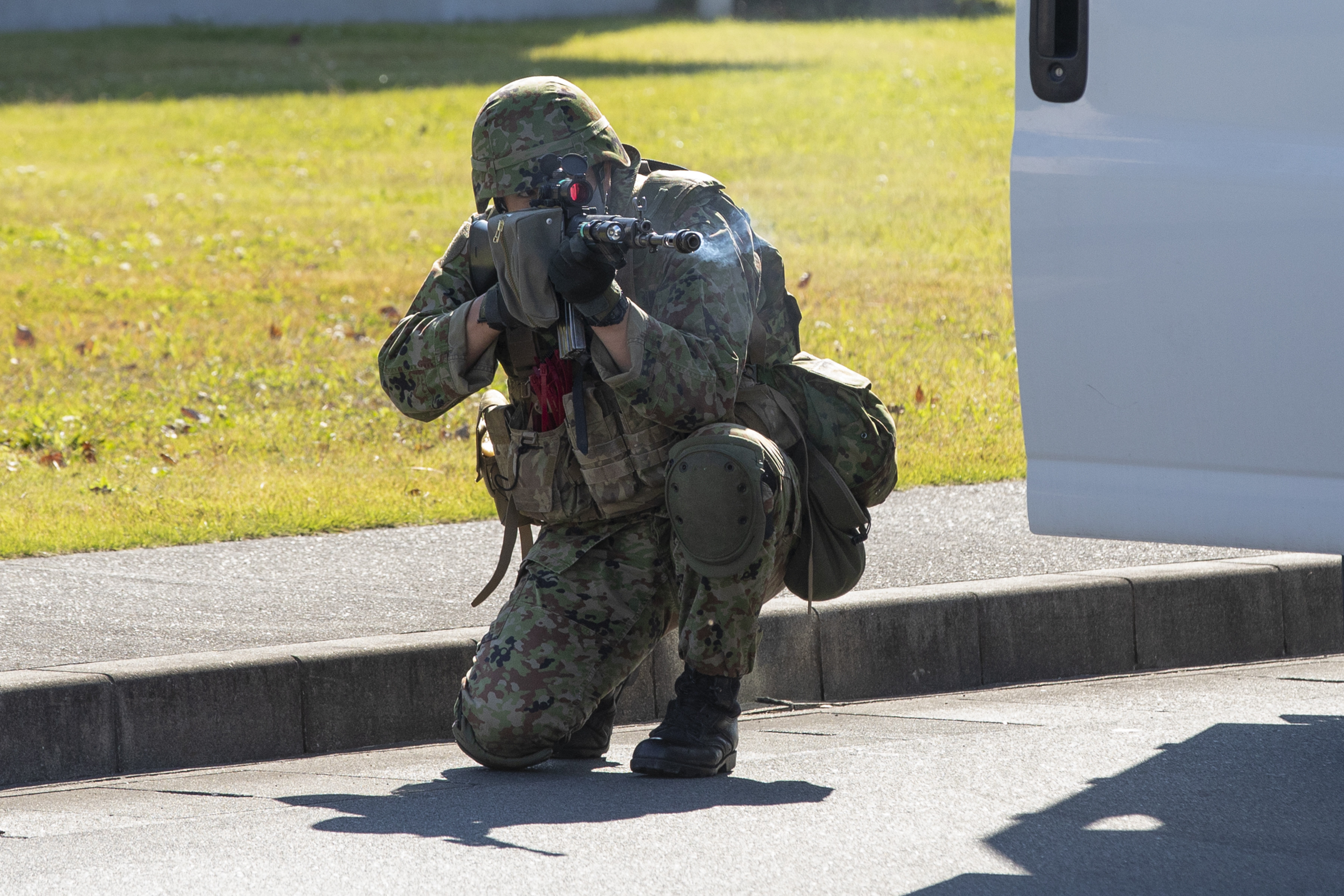 USAF and JGSDF conduct guard and protect exercise during SRI