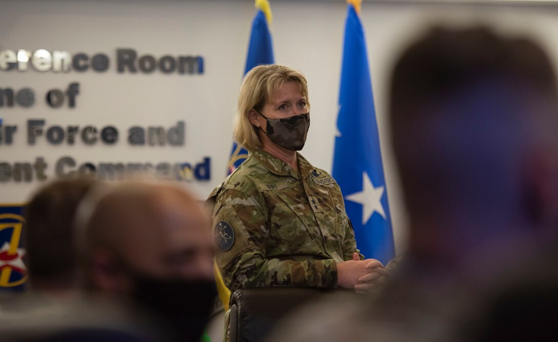 USSF Major General Burt visits Korean peninsula