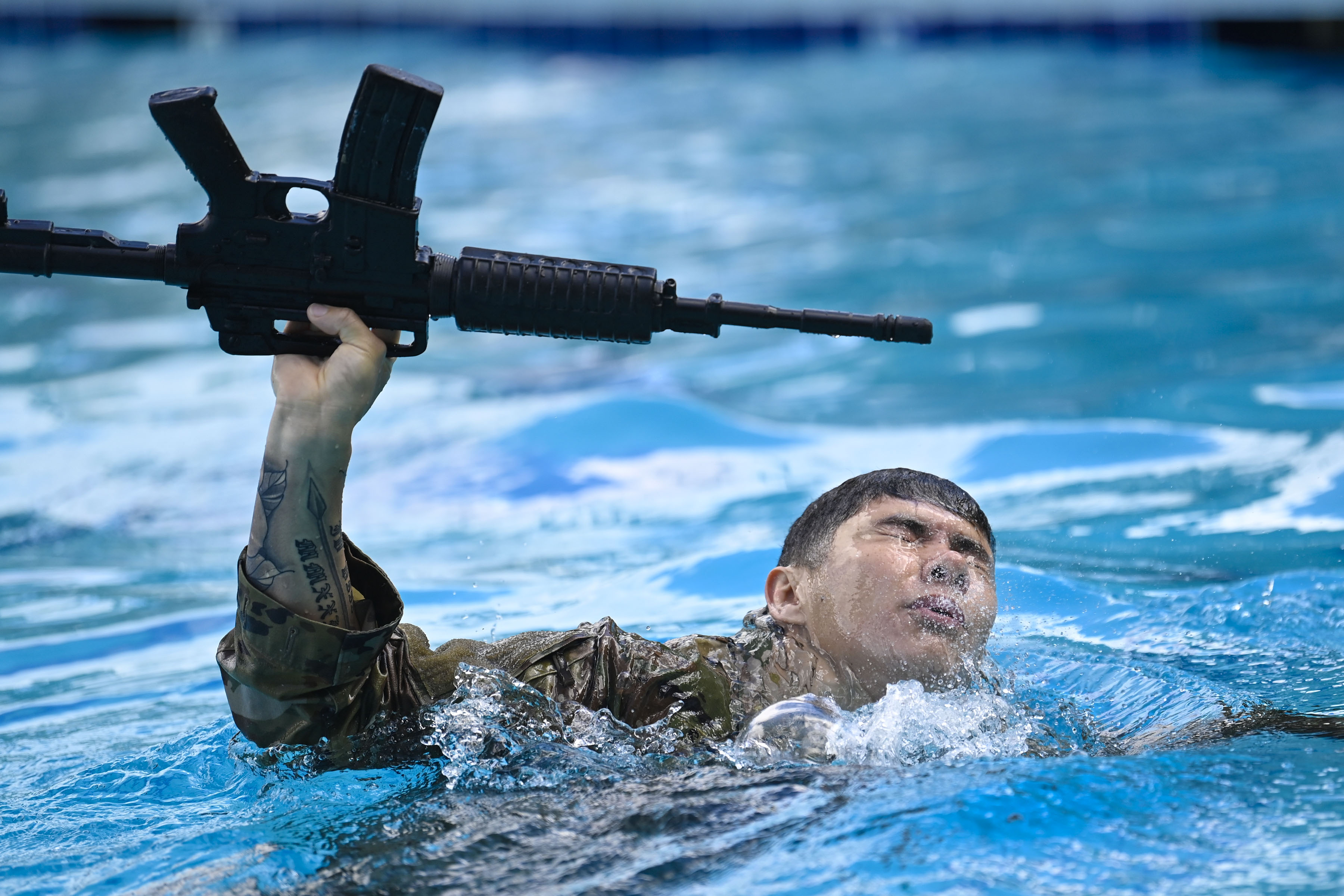 Swim Test | U.S. Department of War