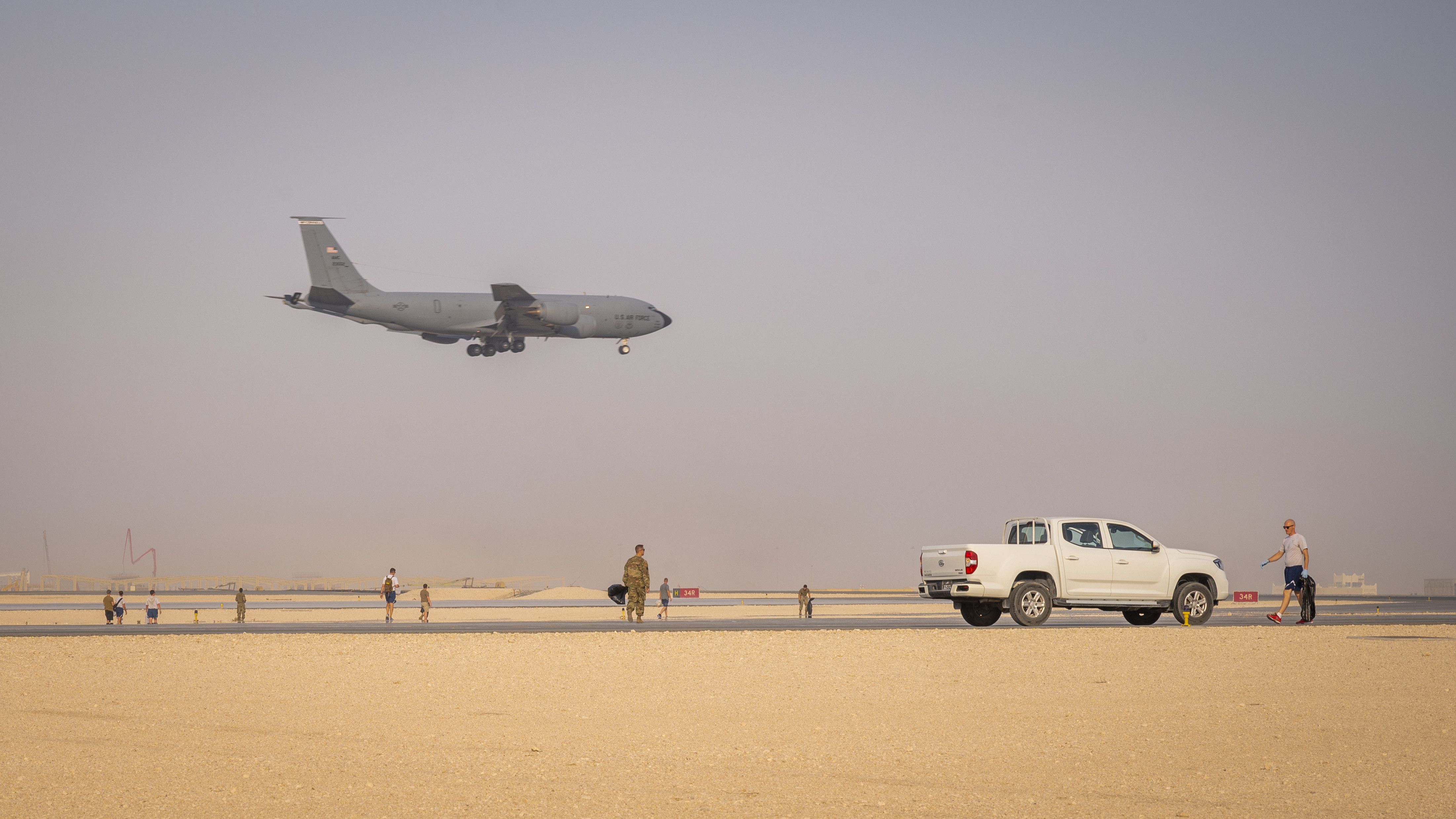 AUAB personnel conduct FOD walk