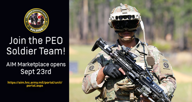 Join the PEO Soldier Team!