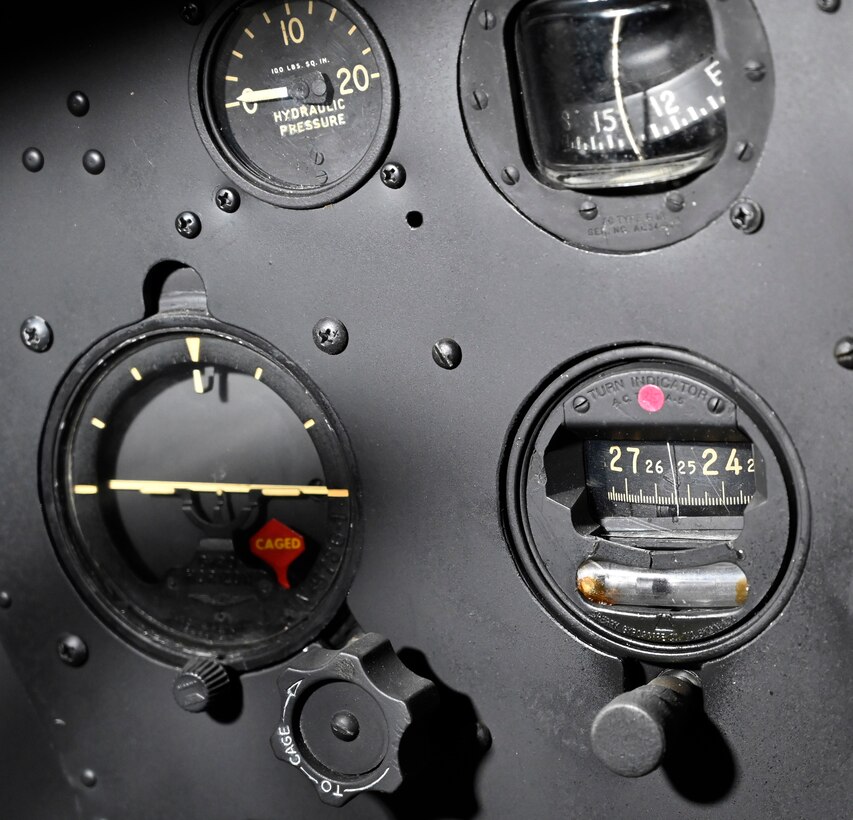 Interior views of the Douglas B-18 Bolo bomber