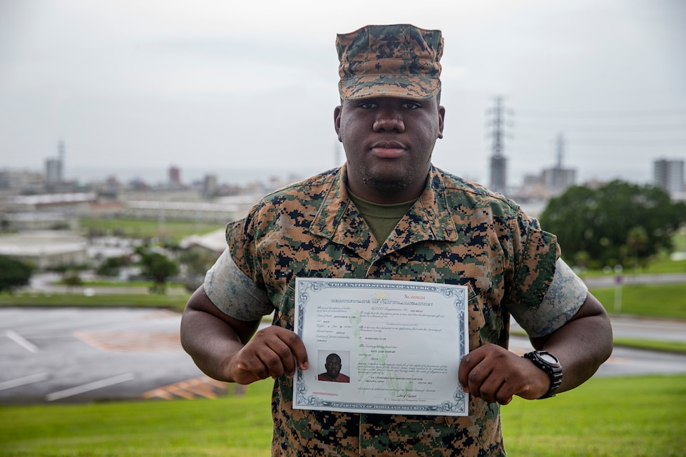 Journey to citizenship - Lance Cpl. Rhys Stewart > Marine Corps ...