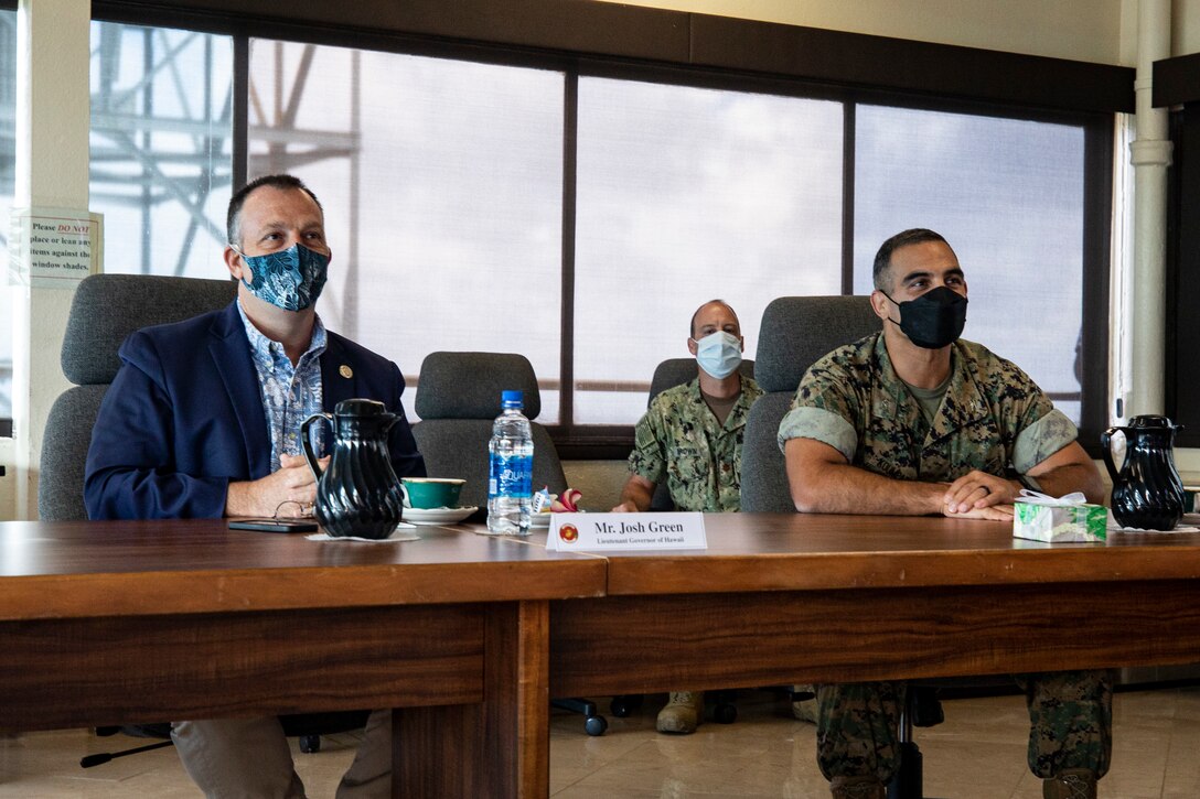 Lt. Gov. Josh Green visits MCBH