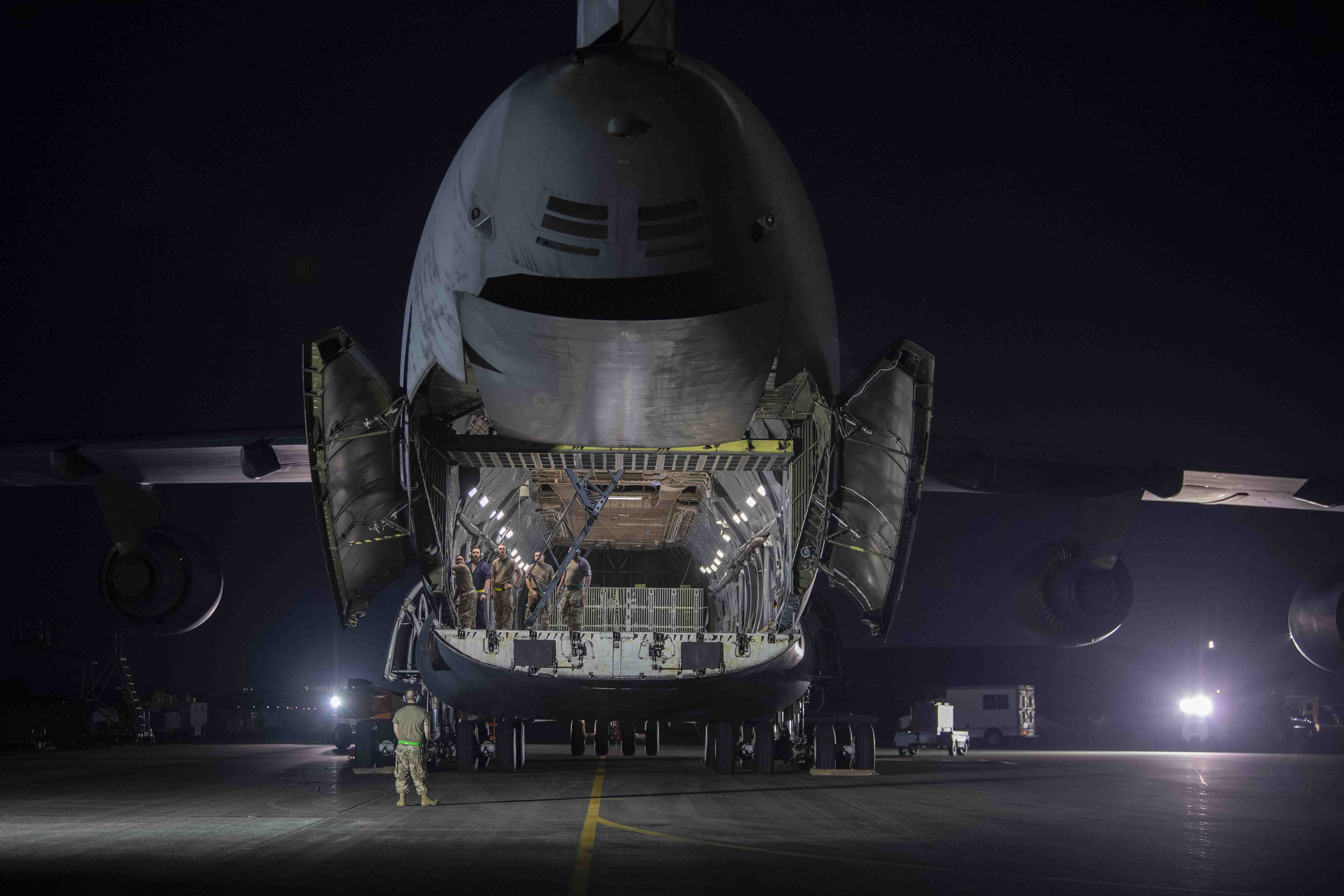 730th AMS trains on C-5M Super Galaxy