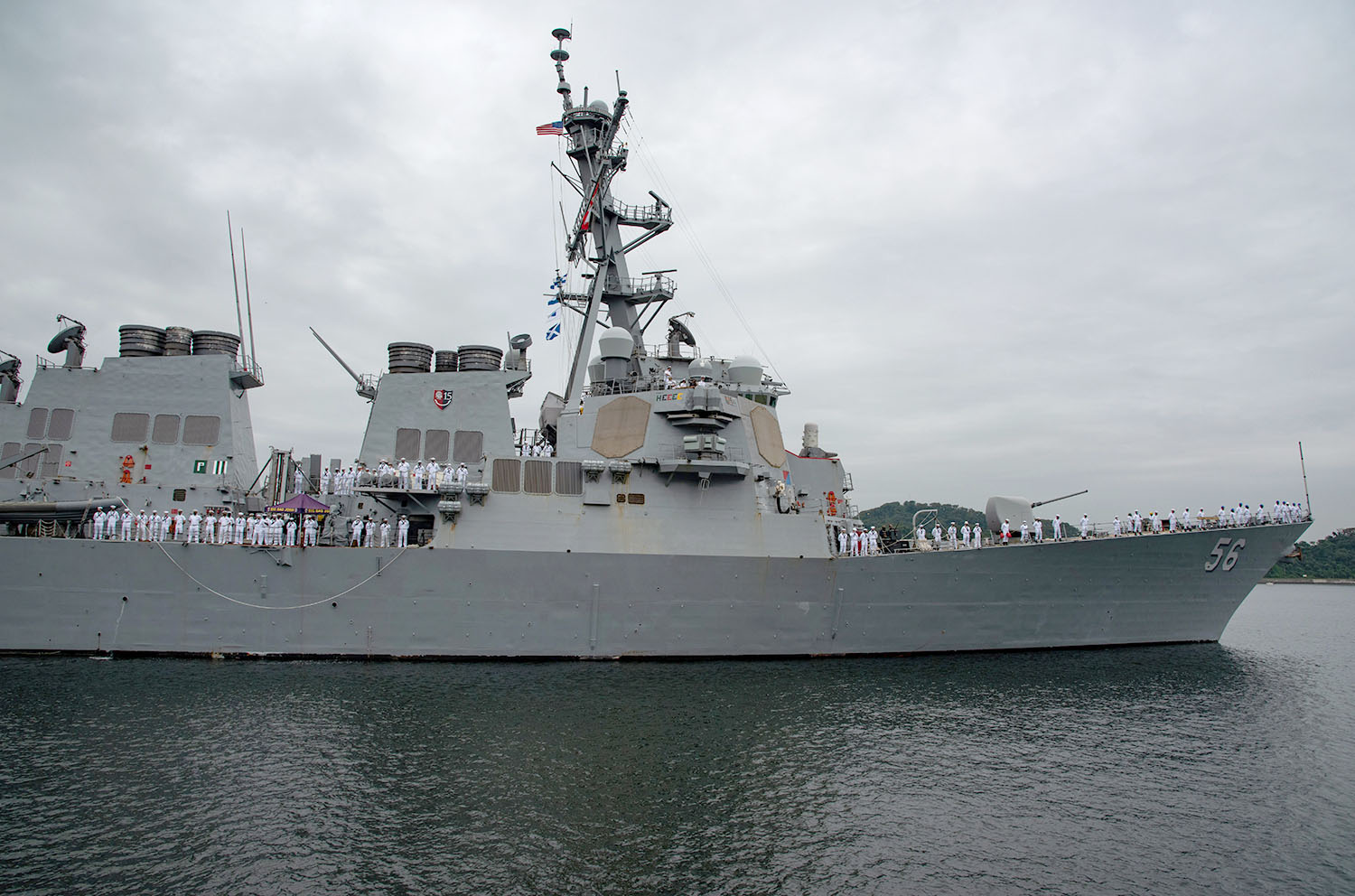 USS John S. McCain Departs U.S. 7th Fleet After 24-years Forward ...