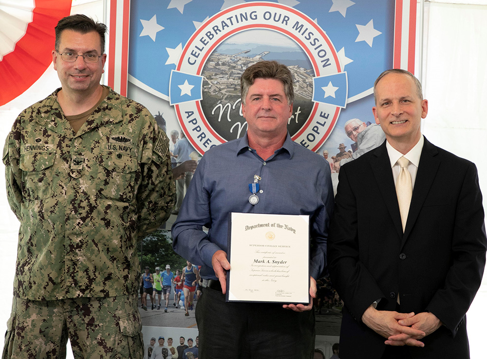 NUWC Division Newport employees receive Department of Navy Civilian ...