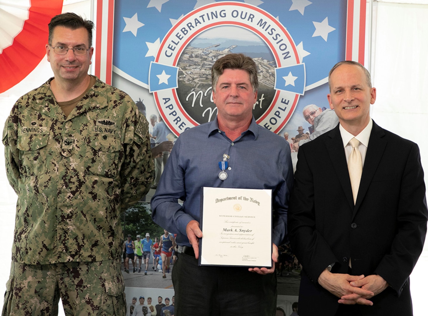 NUWC Division Newport employees receive Department of Navy Civilian ...