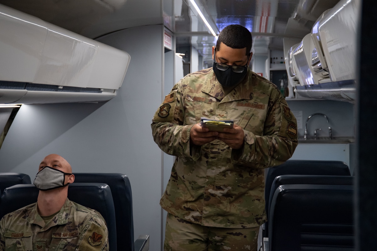 Aim High: How USAF flight attendants earn their wings > Air Education ...