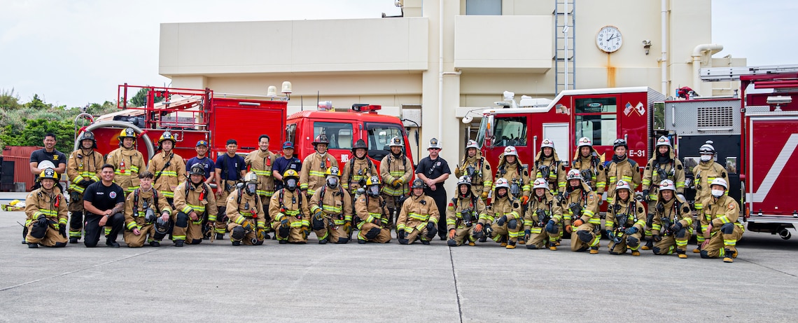 MCIPAC Fire and Emergency Services train with the Naha City Fire ...
