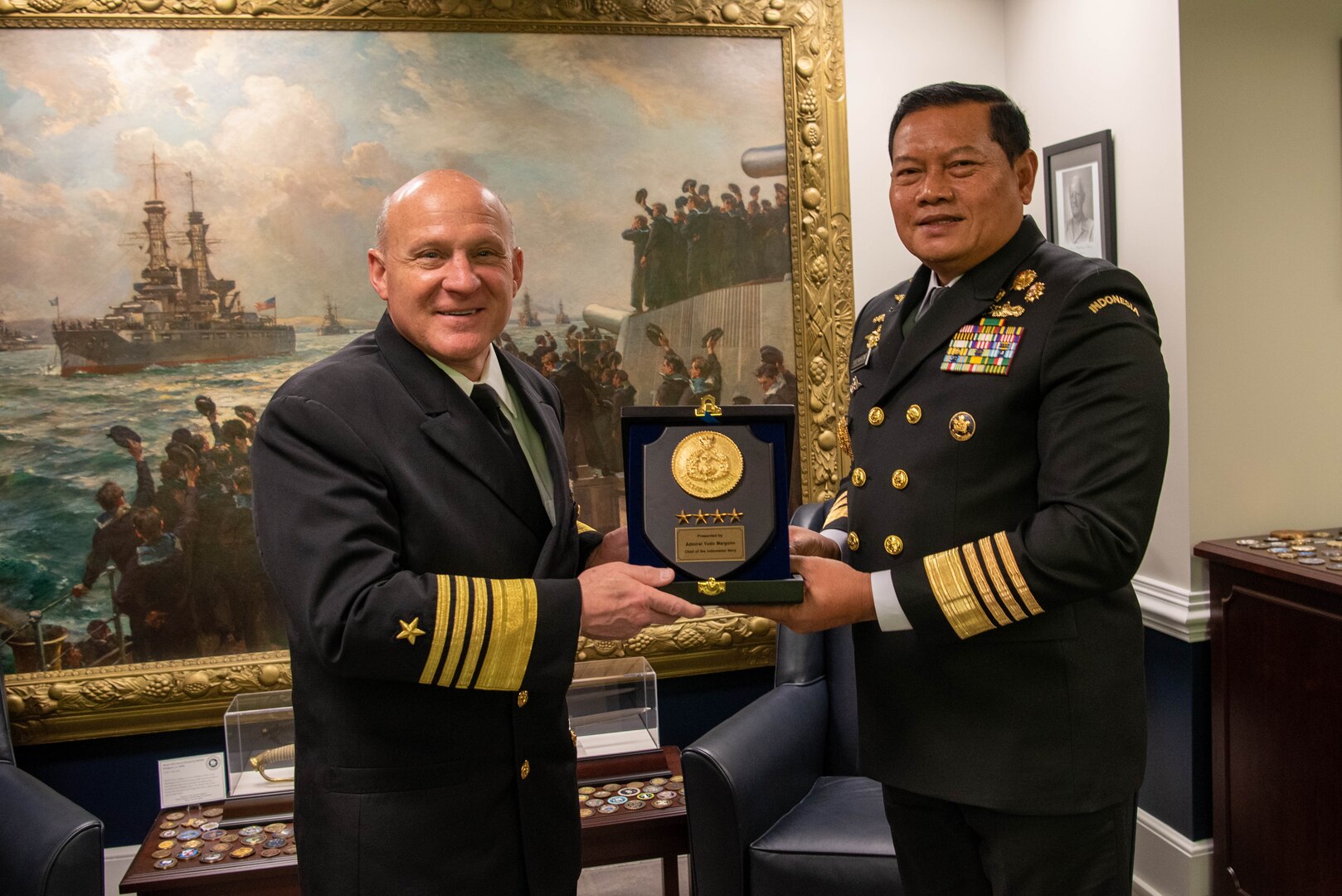 Chief of Naval Operations, Indonesian Navy Chief Meet; Discuss Maritime ...