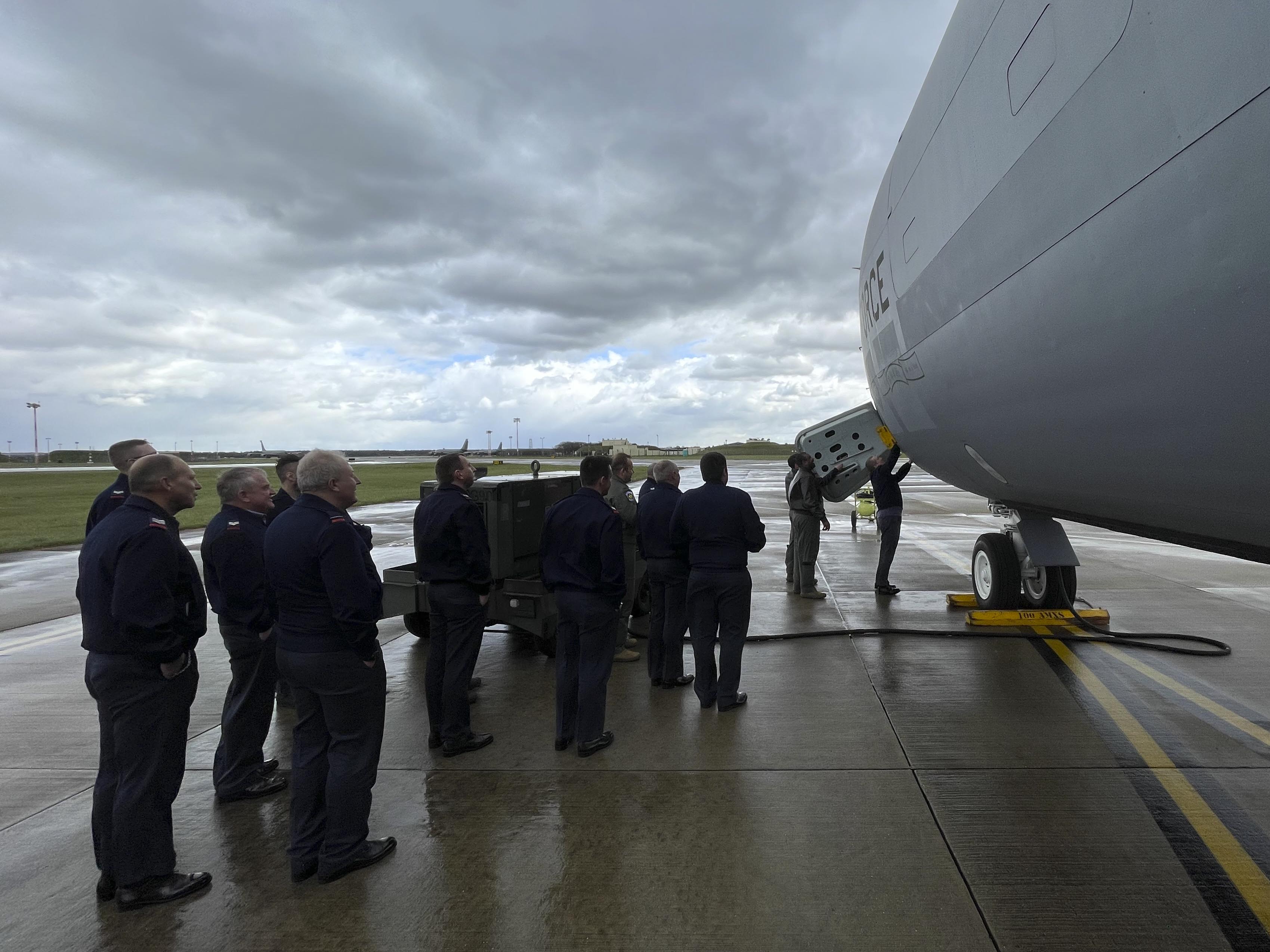 RAF Police learn about Airmen, mission, culture of Bloody Hundredth ...