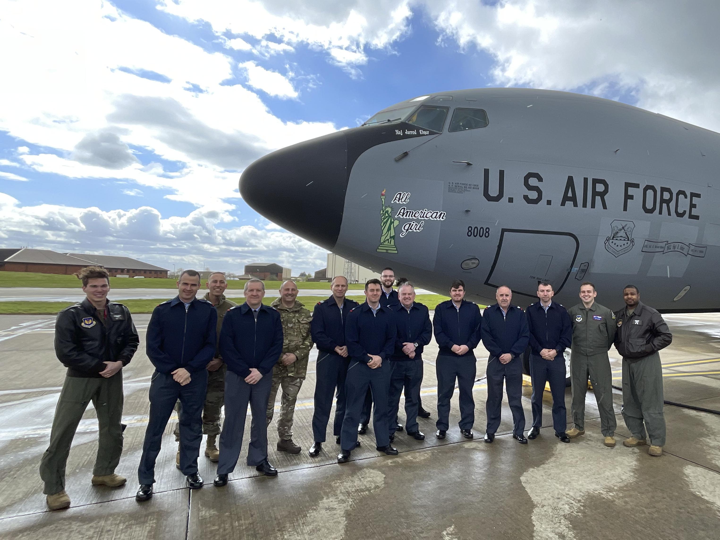 RAF Police learn about Airmen, mission, culture of Bloody Hundredth ...