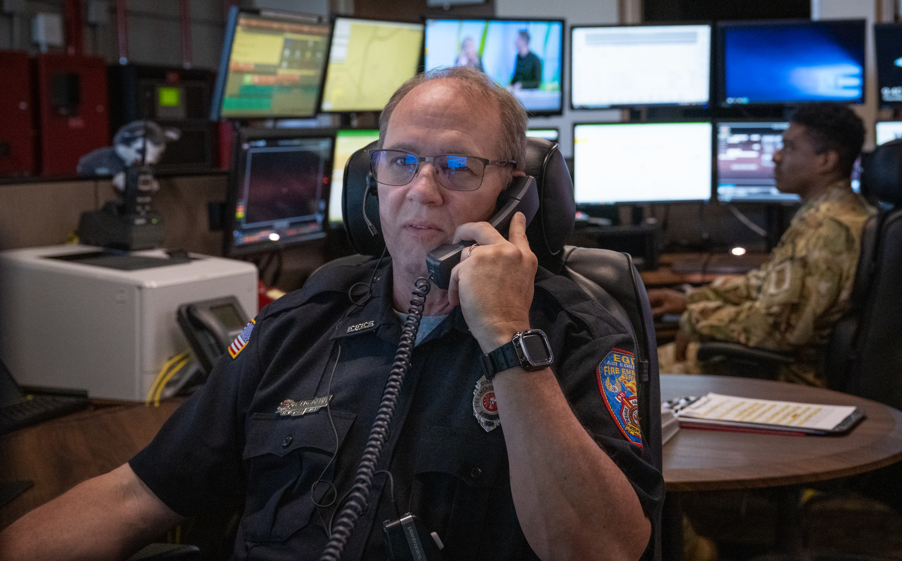 Dispatchers: the first link in the emergency response chain > Eglin Air ...