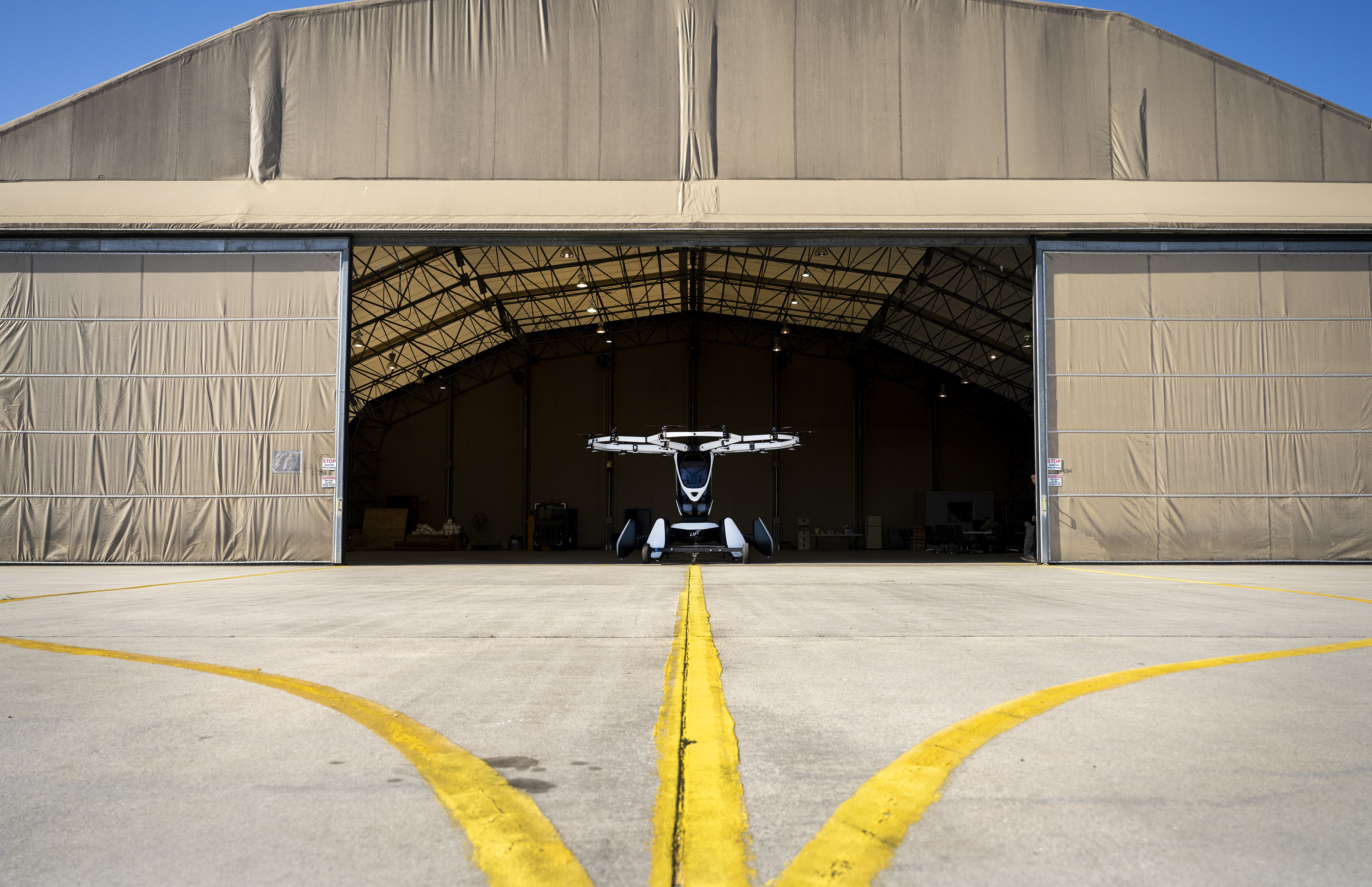 Electric rotary aircraft completes first Eglin flight > Tinker Air ...