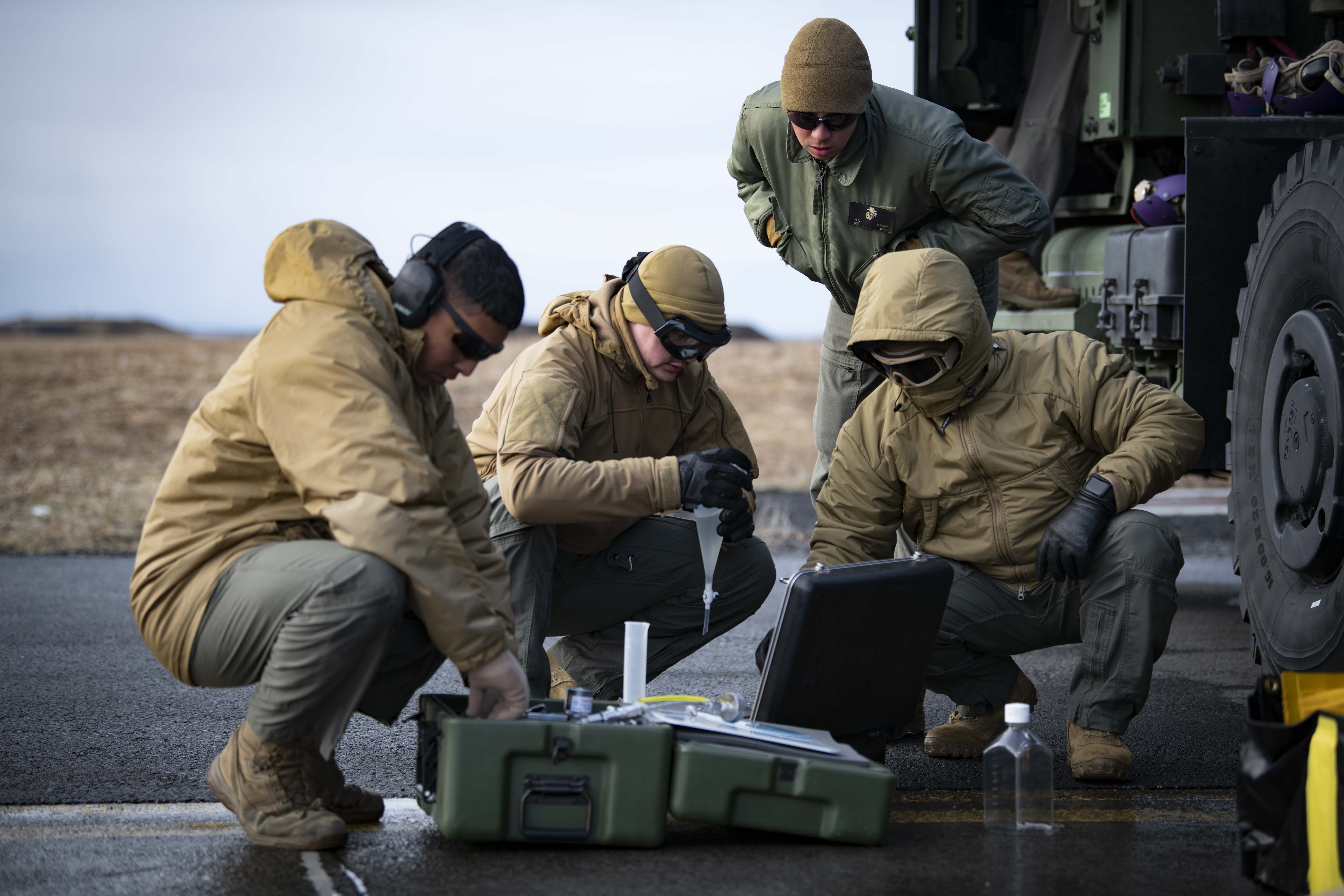 Navy, Marine Corps Support Fixed Wing Refueling Operations in Iceland ...