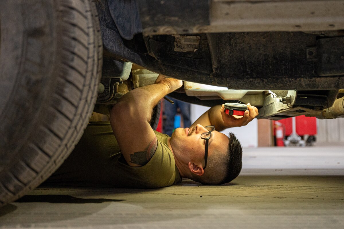 Vehicle Management Airmen work day and night to keep vehicles ...