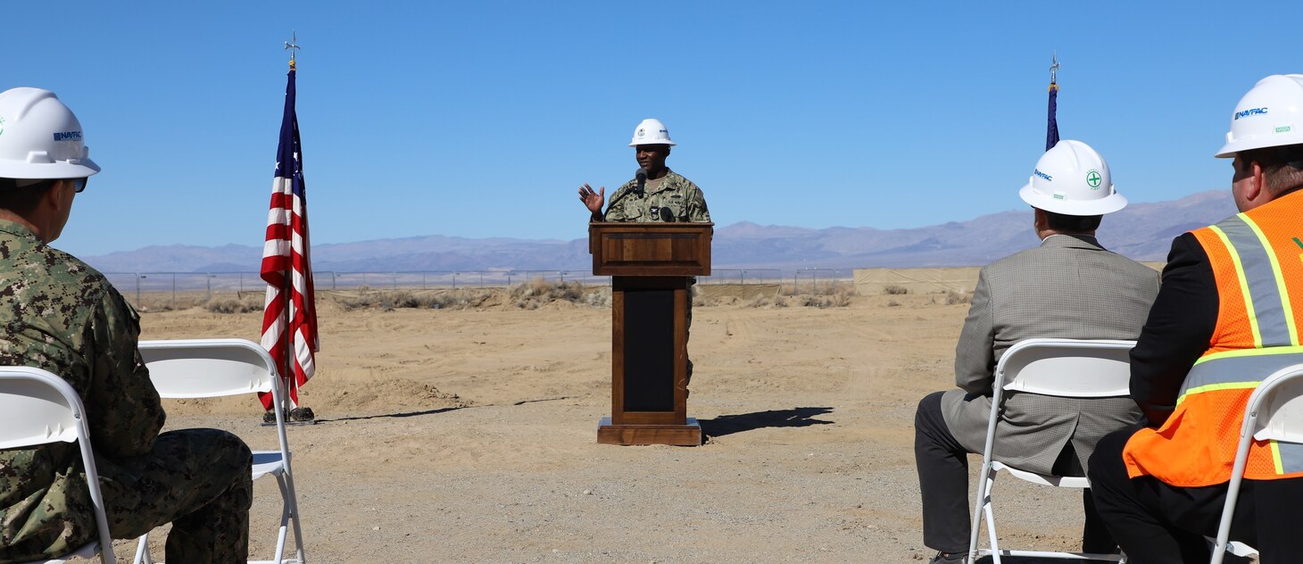 NAVFAC Officer in Charge of Construction China Lake Breaks Ground on ...