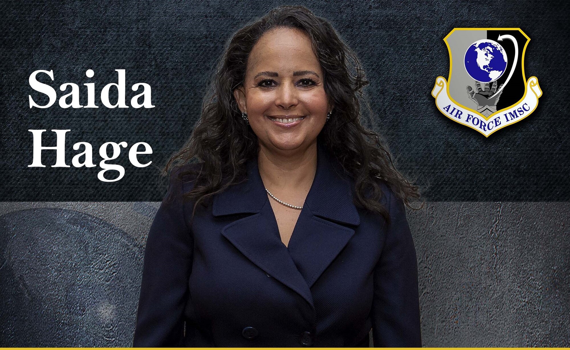 AFIMSC Warfighter Portrait: Saida Hage > Air Force Installation ...